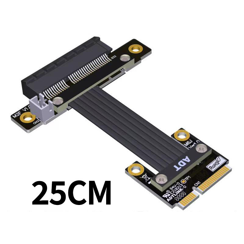 Cáp nối dài Mini PCIE sang PCIE 4.0 x4 Bộ chuyển đổi thẻ mạng không dây ...