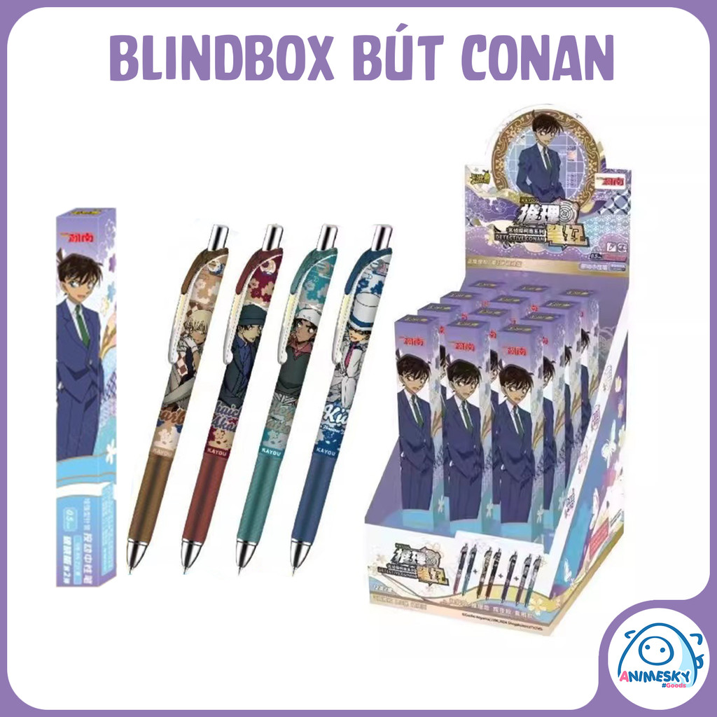 [Có sẵn] Blind Box bút Thám tử Conan chính hãng Kayou - Bút Detective ...