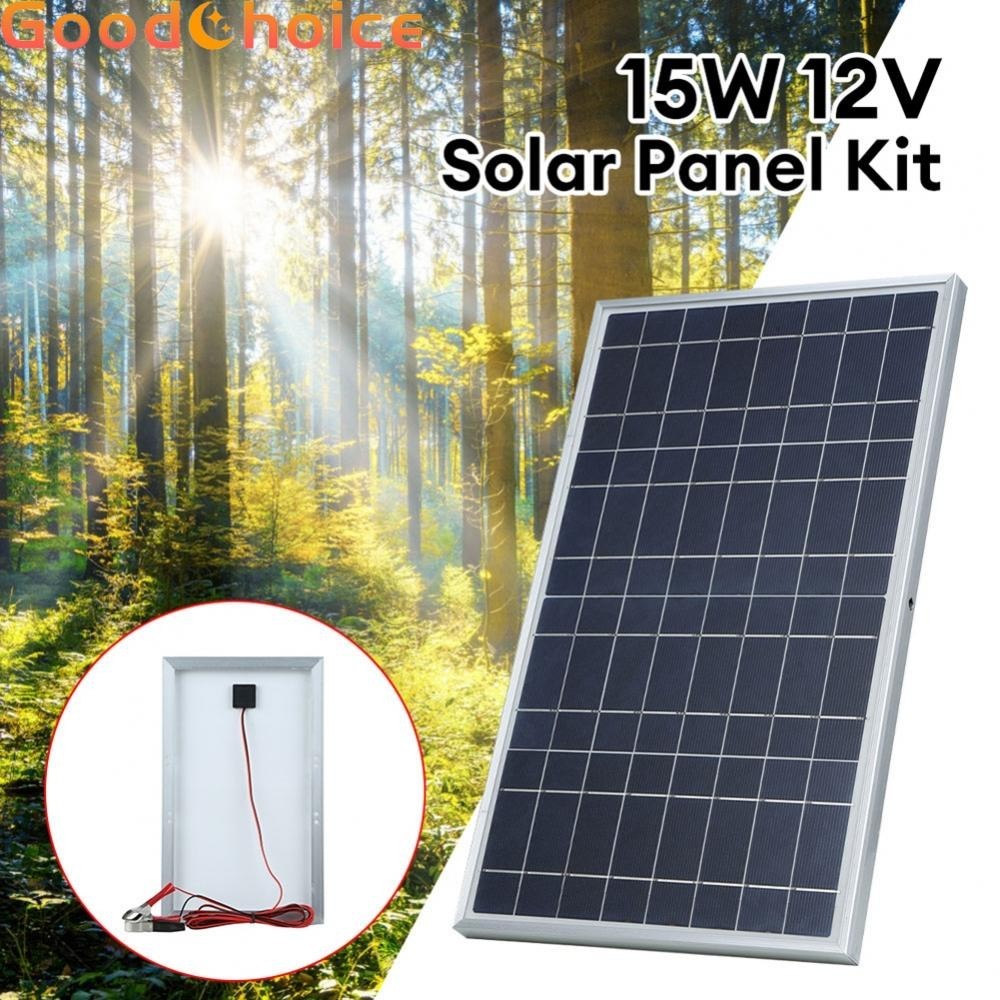 【Good】12V Solar Panel Compact Design High Conversion Rate Portable ...