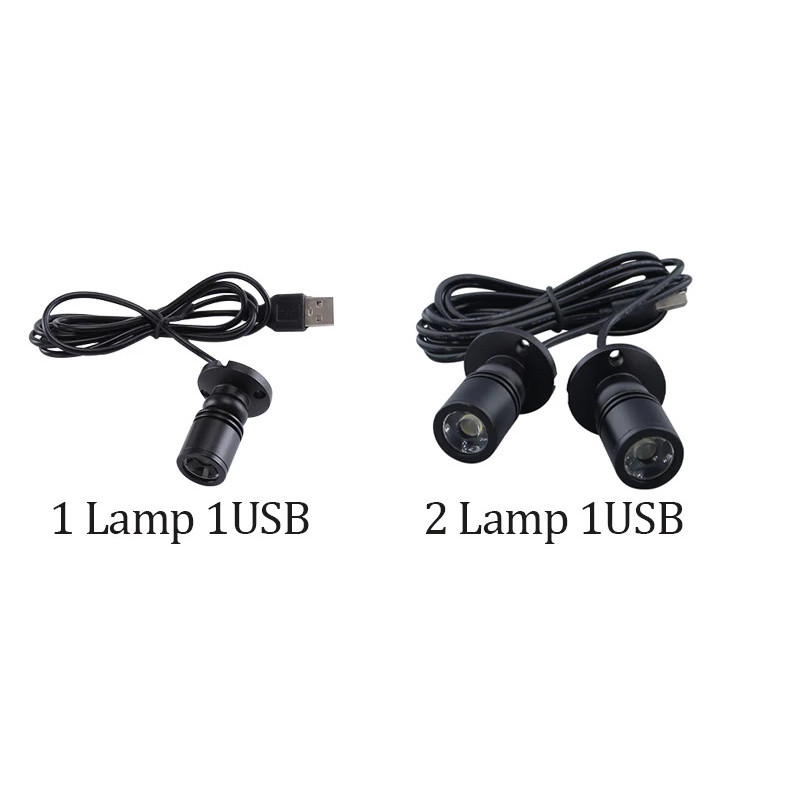 Usb 5V Led Spot Light 3W Bề Mặt Gắn Tủ Trưng Bày Quầy Trang Sức Đèn ...