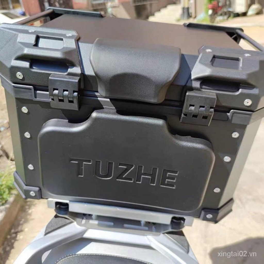 Tuzhe nhôm hợp chất tựa lưng xe máy Thùng đuôi đệm nhôm hợp chất Thùng sau đệm thông dụng FNZJ ...