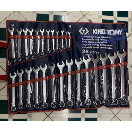 [nháp] Bộ cờ lê-tròng vòm miệng 26 cây [CHÍNH HÃNG] KINGTONY 1226MR ...