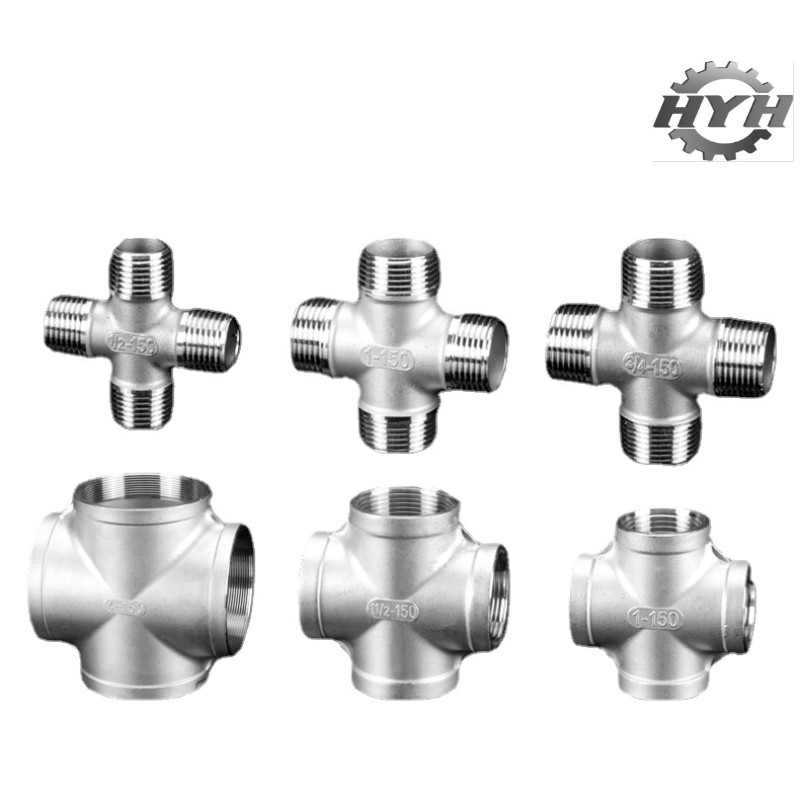 [Hyh] Khớp bốn chiều bằng thép không gỉ 304 1 / 2 / 3 điểm 4 điểm 6 điểm 3cm 4cm Dây ngoài bên ...