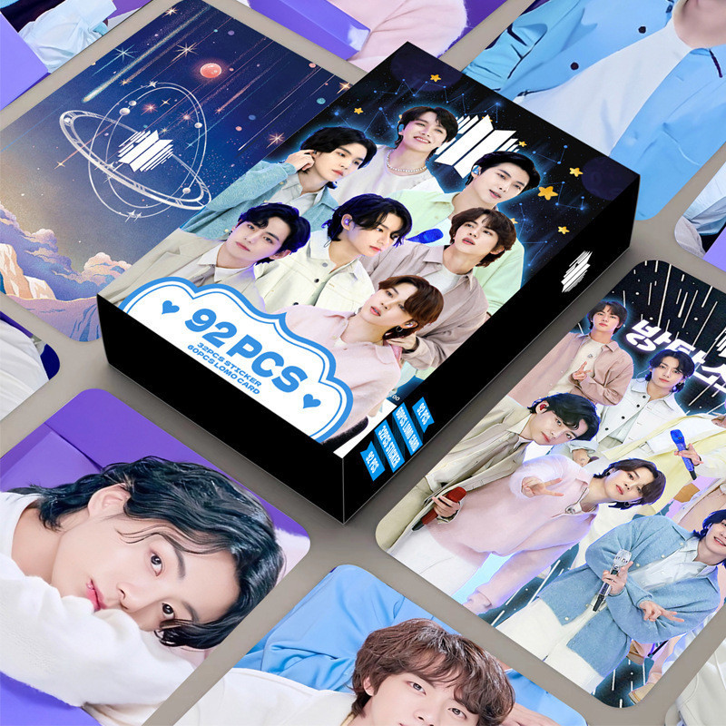 Kpop 92 Cái / hộp BTS Photocards Bangtan Boys KPOP Holographic LOMO ...