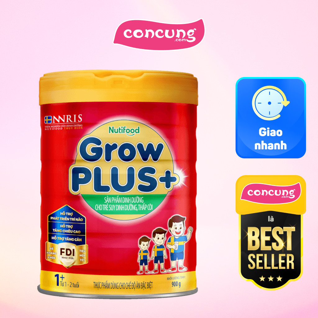 Sữa GrowPLUS+ Đỏ 1+ 900g (1-2 tuổi) | Shopee Việt Nam