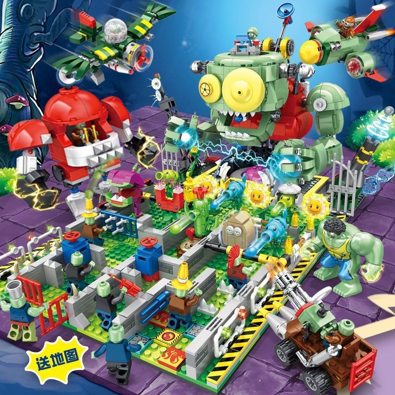 Tương thích với các khối xây dựng Lego Plants vs. Zombies Full Set Nông ...
