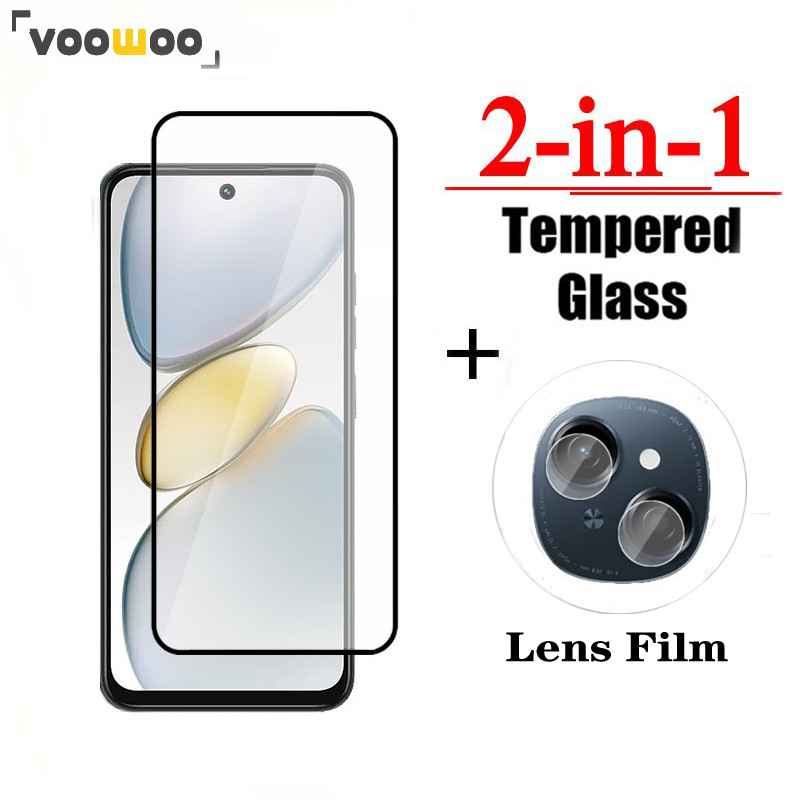 TECNO Spark Go 1 Full Cover Kính Cường Lực Cho TECNO Spark Go 2024 2023 20C 20P Camon 30 20 Pro ...
