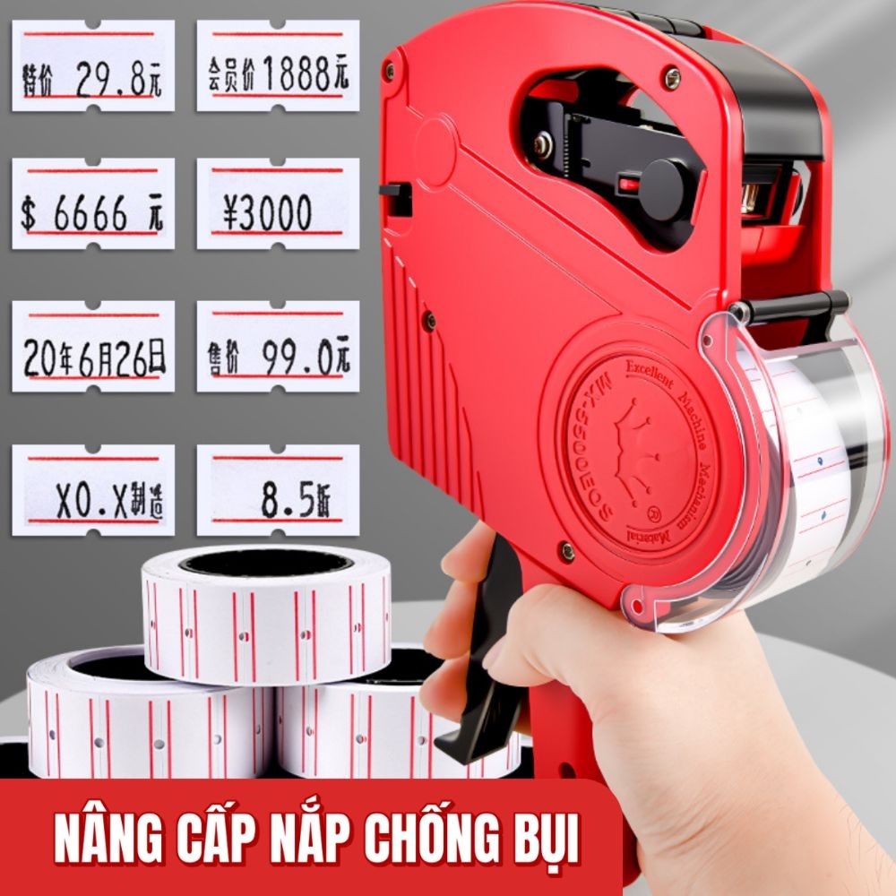 Máy In Giá Tiền MX 5500 EOS - Máy Dán Nhãn Giá Mini Cầm Tay, Thao Tác ...