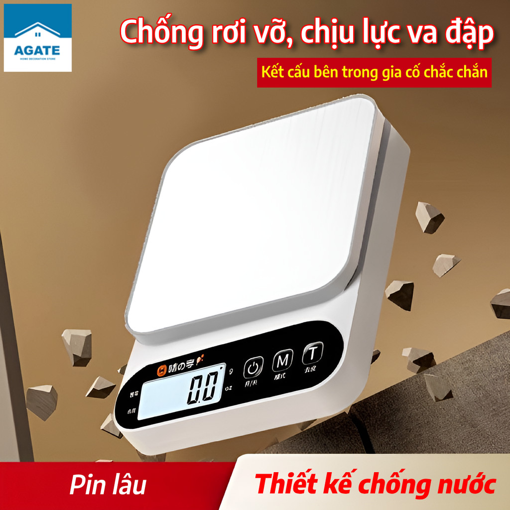 Cân tiểu ly điện tử nhà bếp 1g–10kg – Chuyển đổi đơn vị một chạm, chống rơi, pin bền | Shopee ...