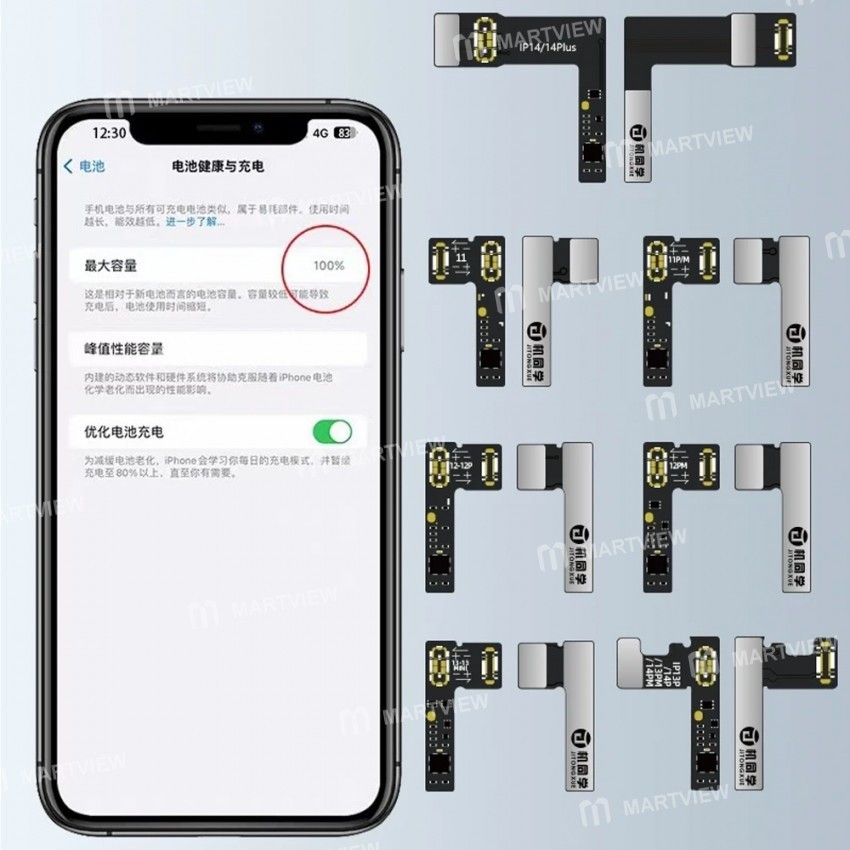 Cáp Fix Pin Không Cần Box, dùng trực tiếp ( Hãng JTX ) Hỗ trợ IP 11 ...