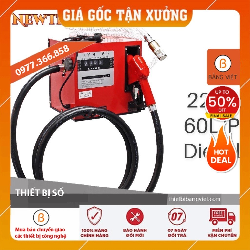 Máy Bơm Dầu- Bộ KIT Bơm Dầu Diesel JYB K600 220V 12V 24V Cấp Phát Nội Bộ- Thiết Bị Bằng Việt ...