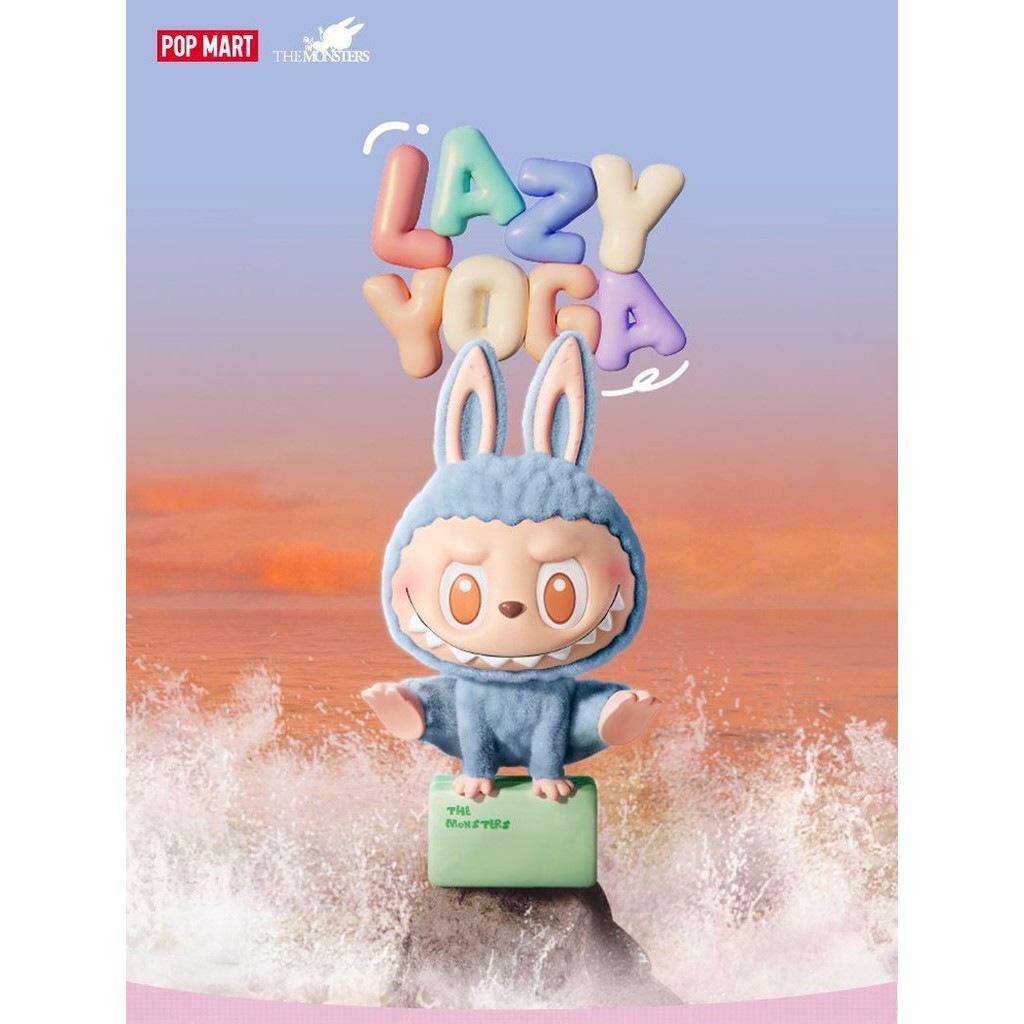 Popmart POPMART THEMONSTERS Lazy Yoga Series Hình-Made Mystery Box Đổ ...