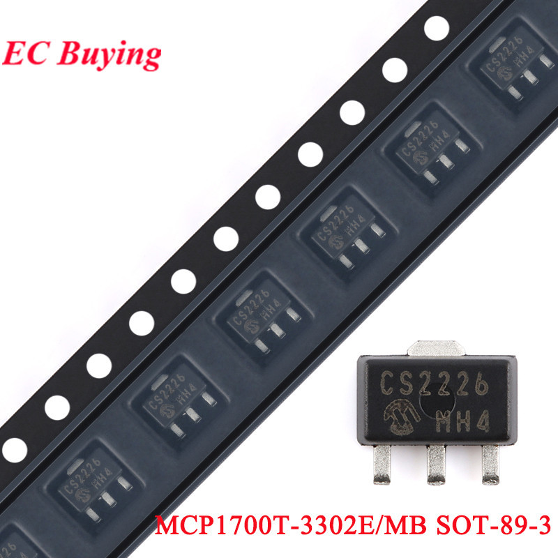 20 Cái / 5pc MCP1700 MCP1700T-3302E MB SOT89 SOT-89-3 3.3V Mạch Tích ...