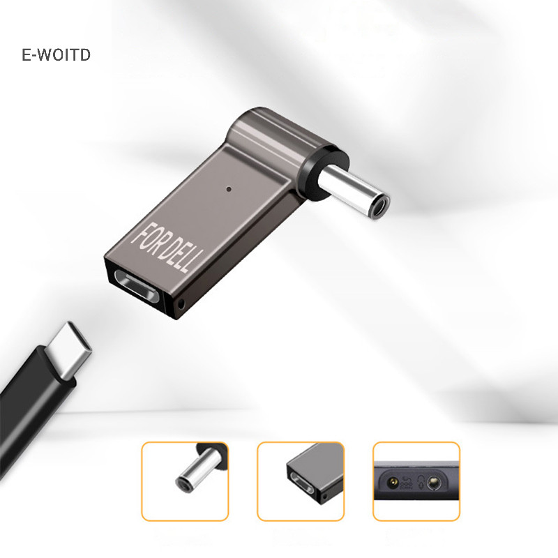 E-woitd Laptop Power Adapter Kết Nối DC Cắm USB Type-C Nữ Sang DC Nam Jack Cắm HNVN | Shopee ...