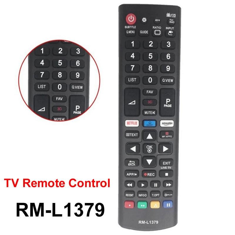 Rm-l1379 Bộ điều khiển từ xa không dây thay thế TV sử dụng cho LG remote Smart 3d / amazon ...