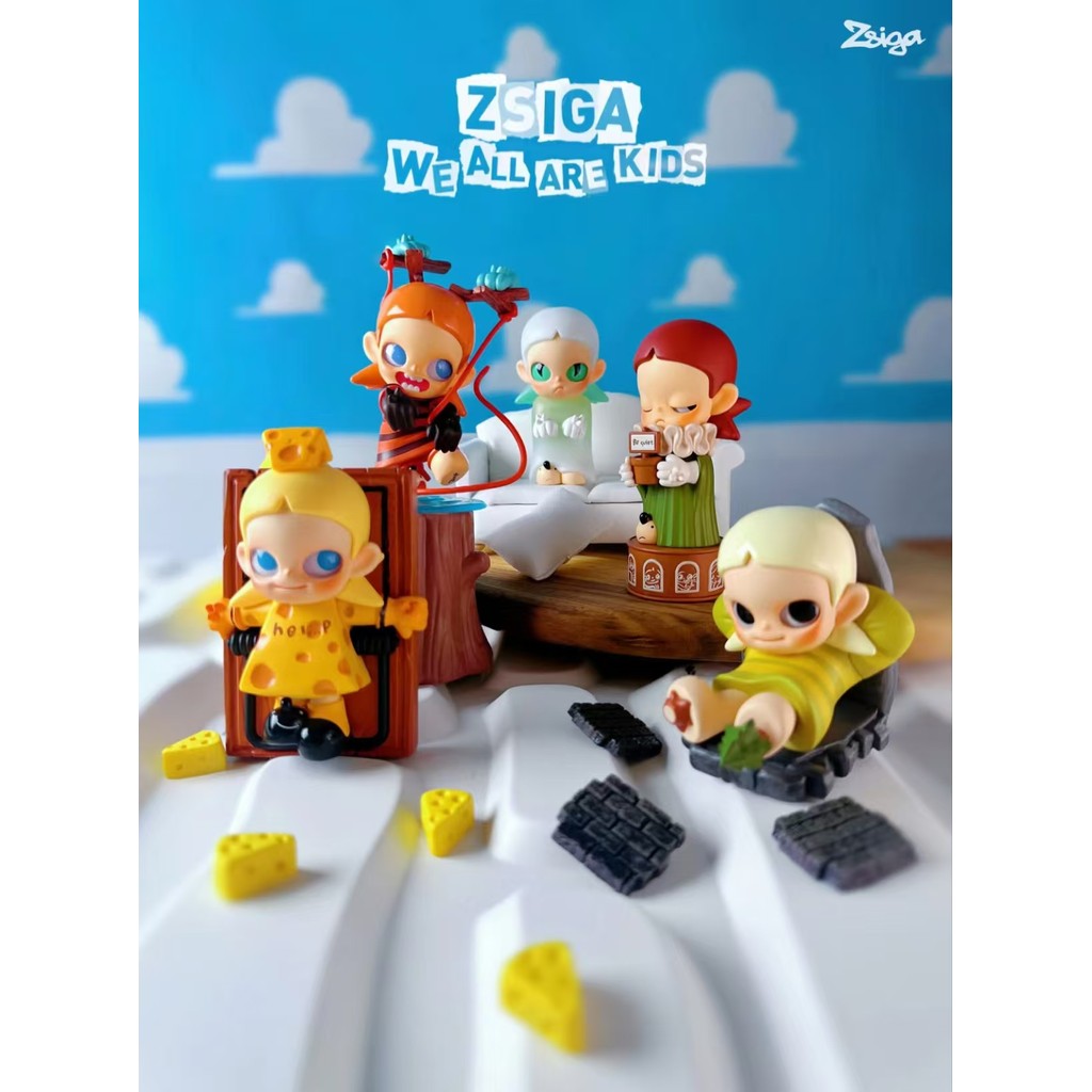 Popmart đích thực Zsiga We All Are Kids series pop mart đồ chơi nghệ ...