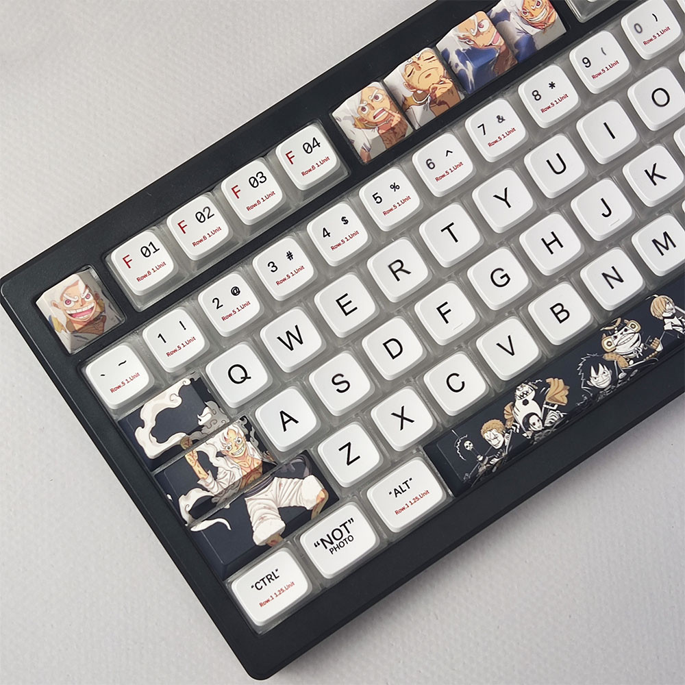 8 / 12 Chiếc Luffy Zoro Keycaps Anh Đào Hồ Sơ PBT Nhuộm Thăng Hoa Một ...