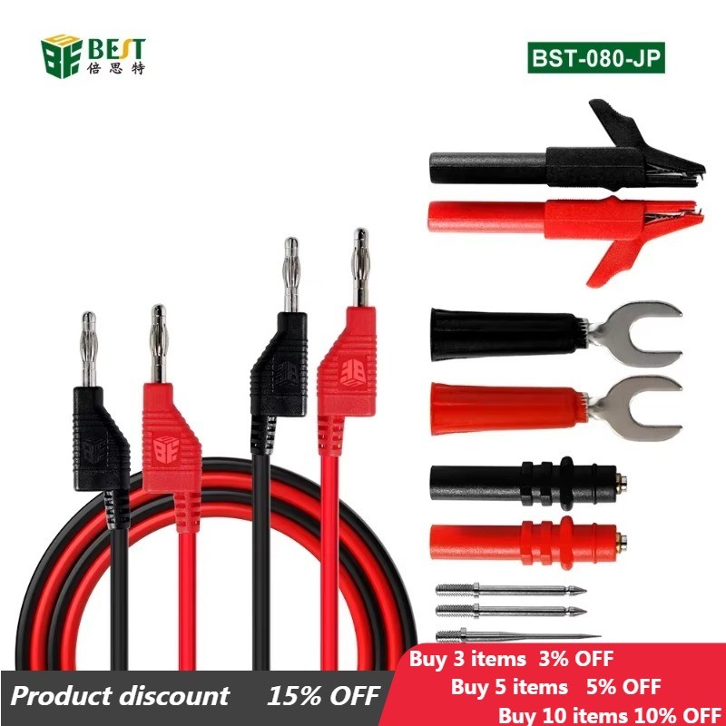 Bst-080-jp Dây kiểm tra phích cắm chuối xếp chồng lên nhau xếp chồng lên nhau Cắm hình chữ U ...