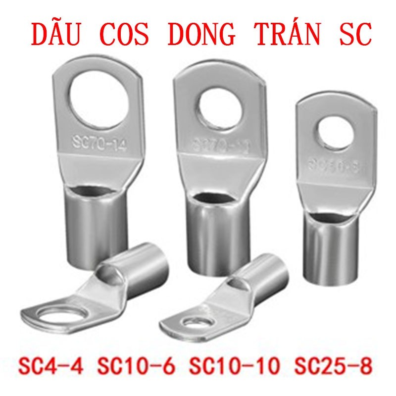 5CPS Đầu cos sc đồng mạ kẽm chất lượng cao | Chống oxy hóa | Nhiều kích ...