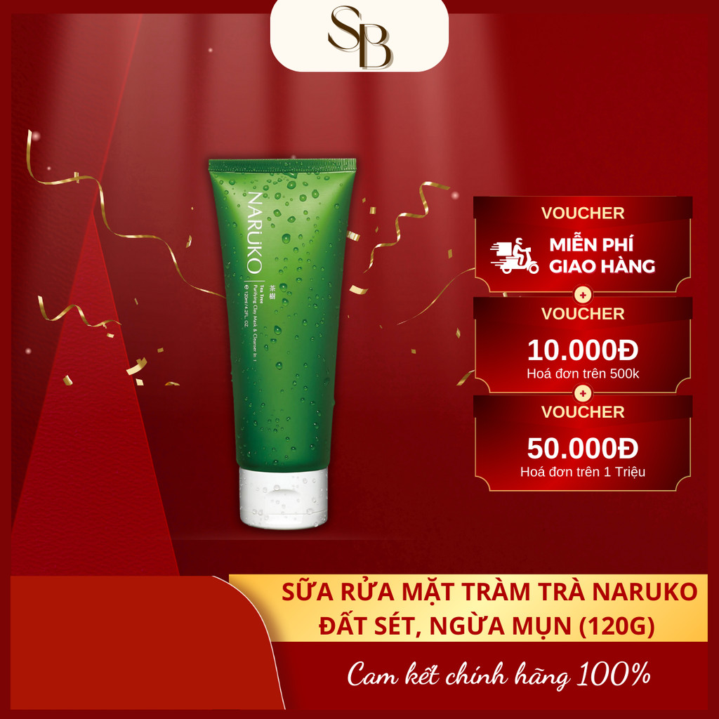 Sữa Rửa Mặt Tràm Trà Naruko Tea Tree Purifying Clay Mask & Cleanser ...