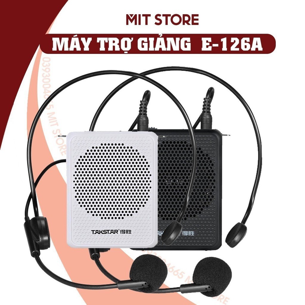 Máy Trợ Giảng Cao Cấp Takstar E126A Nhỏ Gọn, Bền Đẹp, Công Suất Loa 8W, Mic Nhạy, Lọc Ồn Tốt ...