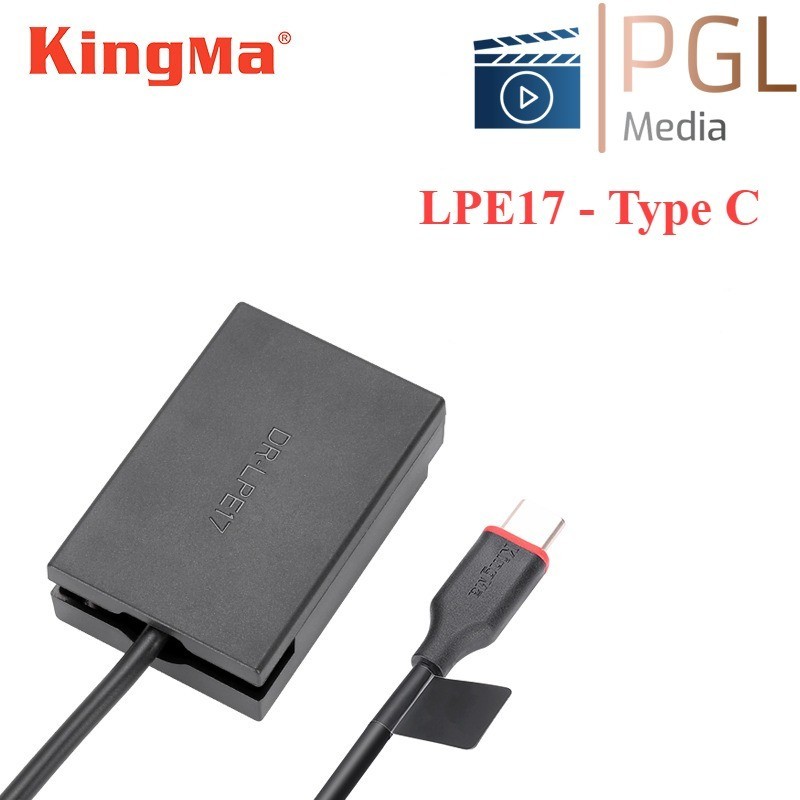 Kingma LP-E17 pin giả R8 nguồn điện bên ngoài thích hợp cho Canon M3 M6 ...