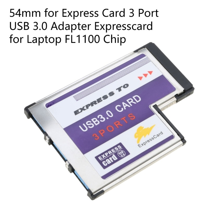R * 54mm cho thẻ Express Card 3 cổng USB 3 0 Bộ chuyển đổi Expresscard ...