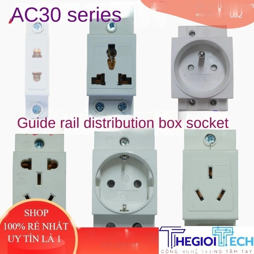 Ổ Cắm cài ray dẫn Hướng Tiêu Chuẩn Châu Âu/Tiêu Chuẩn Mỹ Ổ Cắm Hộp Phân Phối 10a16a Ổ Cắm Mô-đun ...