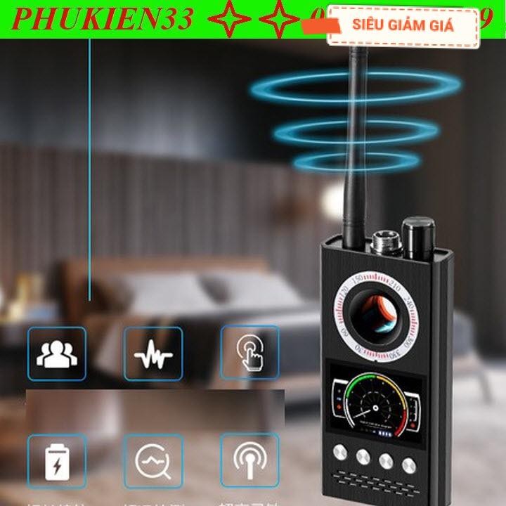 K68 thiết bị dò tìm phát hiện camera, GPS, điện thoại, nghe trộm, nghe lén phát sóng không dây ...