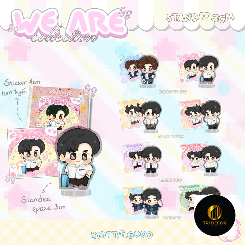 Standee mini OTP - We Are Collection | KNITTIEGOODS | Shopee Việt Nam