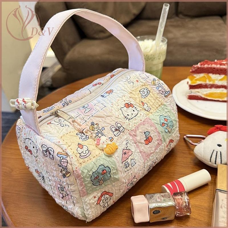 Layou Hoạt Hình Kawaii Kt Cat Túi Trang Điểm Du Lịch Di Động Dung Tích ...