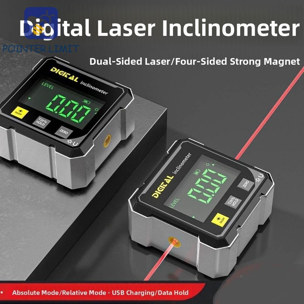 POINTER LIMIT Level Protractor Inclinometer, Máy đo góc hiển thị chính ...