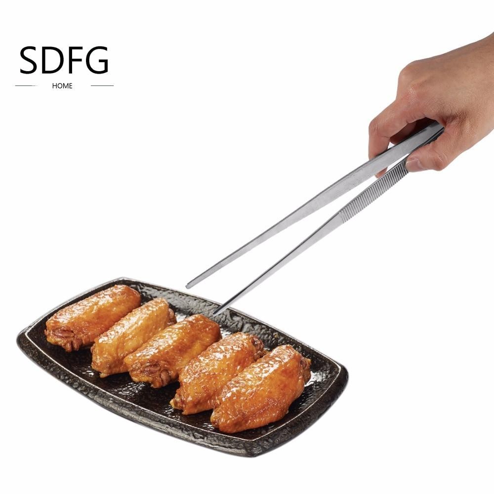 Nhíp gắp thức ăn SDFG răng dài 30cm bằng thép không gỉ | Shopee Việt Nam