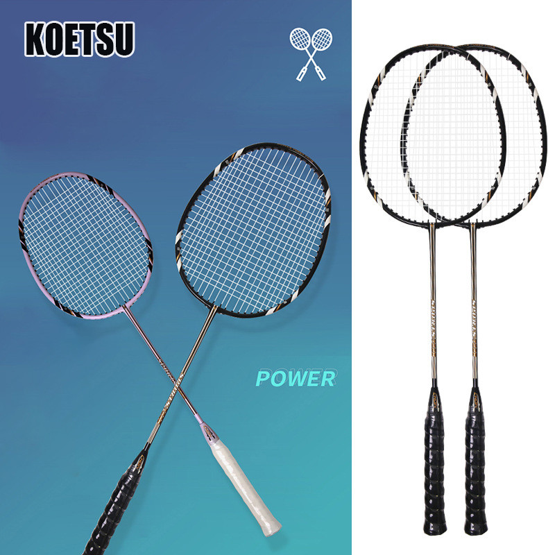 Vợt cầu lông bền KOETSU có chức năng tấn công và phòng thủ, thích hợp ...