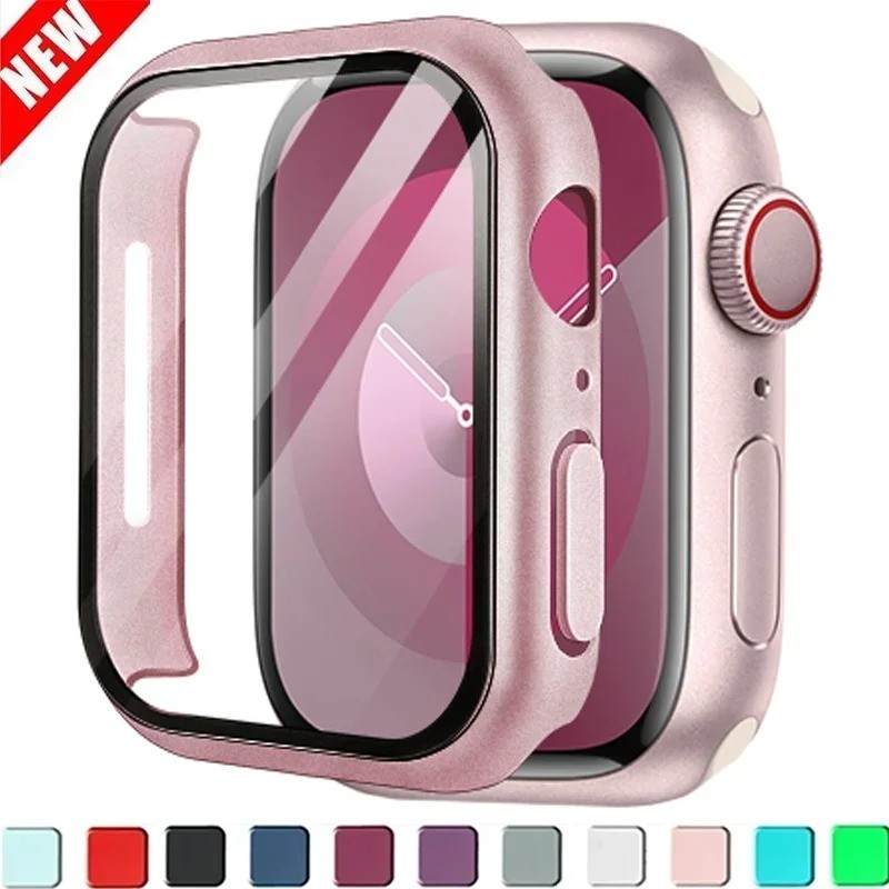 Vỏ kính cường lực cho Apple Watch Se Case 10 42mm 46mm 9 8 7 6 5 4 ...