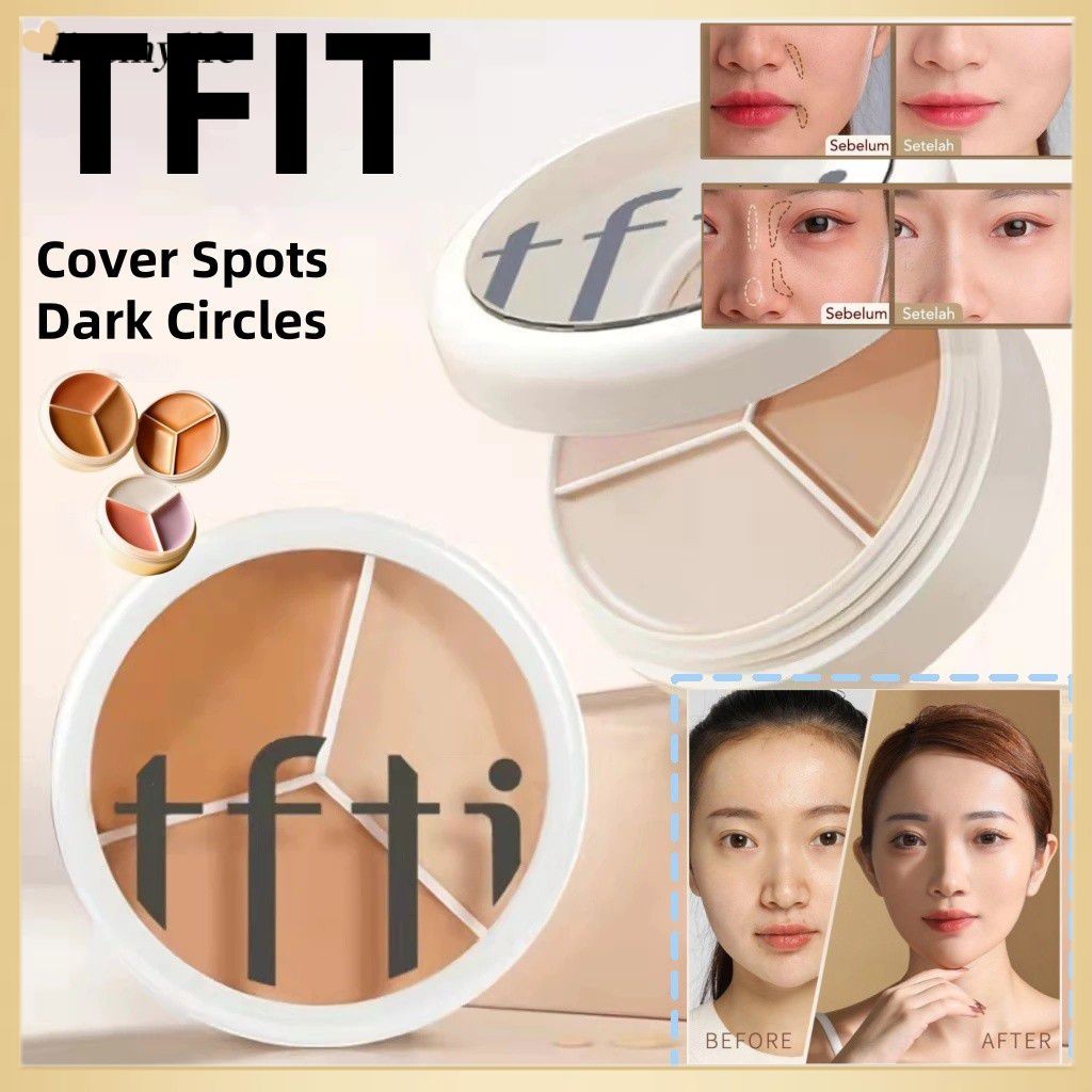Kem che khuyết điểm TFIT Tri-Color Cover Spots Dark Circles Under Eyes ...