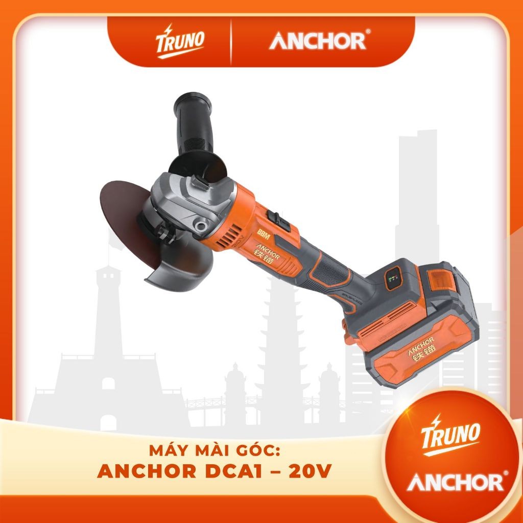 MÁY MÀI GÓC PIN ANCHOR DCA1 – 20V | ĐỘNG CƠ KHÔNG CHỔI THAN | MẠNH MẼ ...