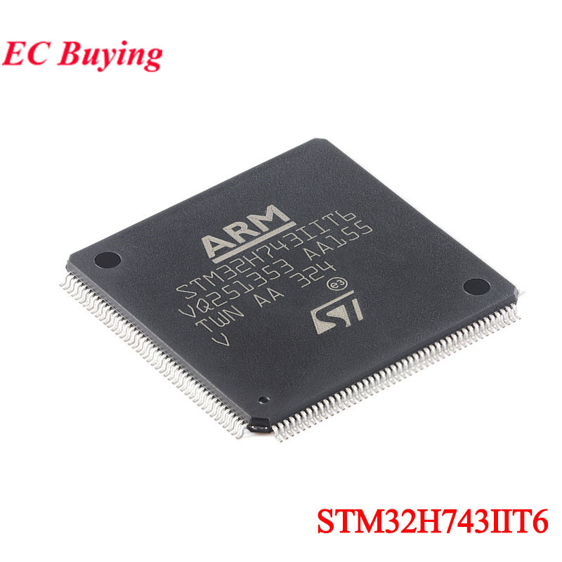 2 Cái / 1 cái STM32H743 STM32H743IIT STM32H743IIT6 STM32 H743IIT6 32H743II LQFP-176 ARM Cortex ...