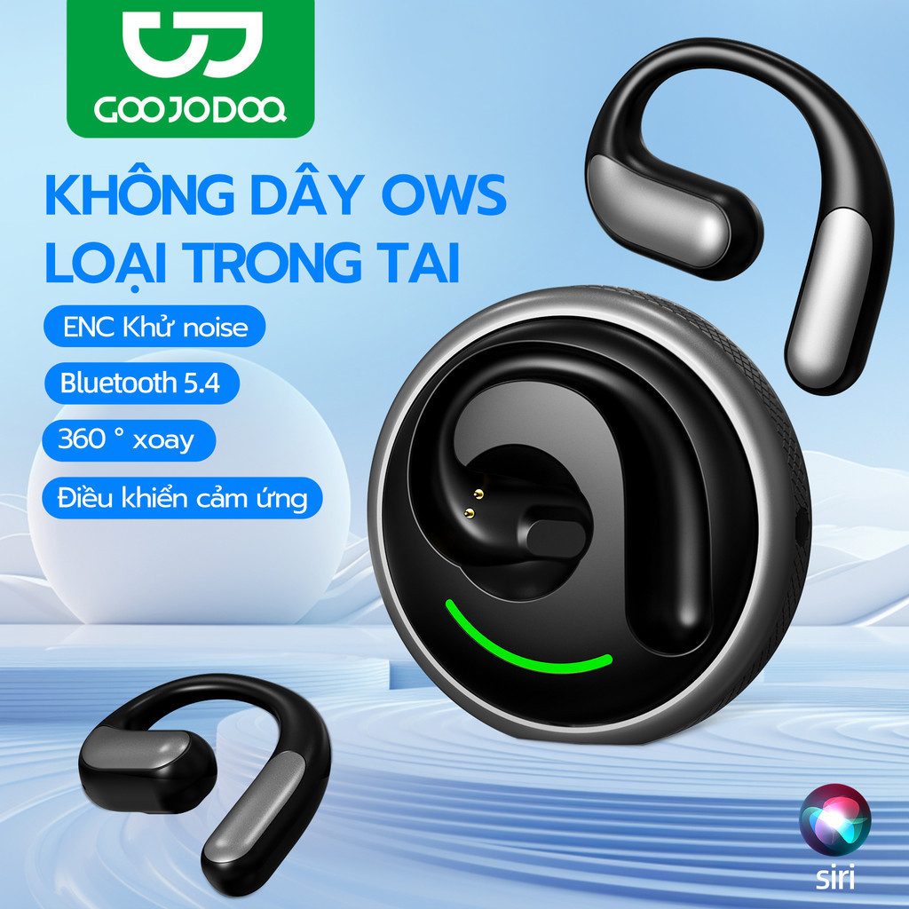 Goojodoq Smart OWS Bluetooth 5.4 Touch AI Tai nghe không dây Hộp sạc ...