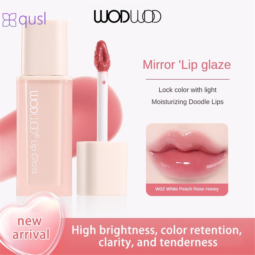 Son môi Wodwod Small Cube Mirror Color Lasting Lip Glaze Saturation ...