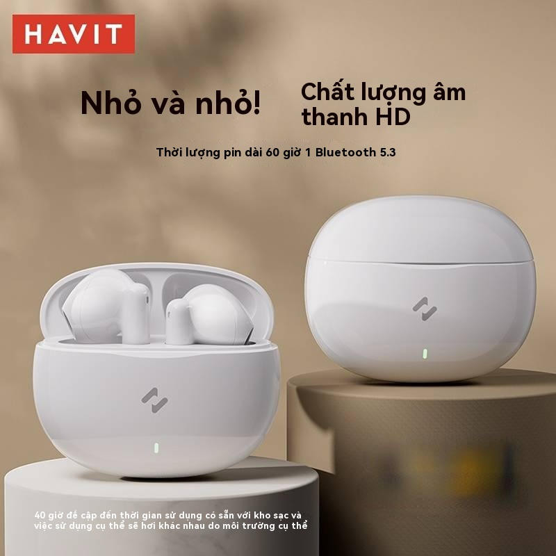 Tai nghe bluetooth havit không dây nửa tai loại trò chơi siêu dài giảm tiếng ồn | Shopee Việt Nam