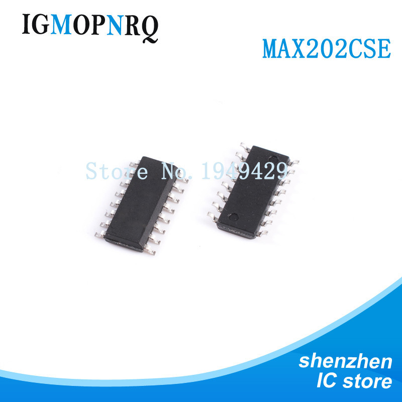 10 Chiếc MAX202CSE MAX202 CSE SOP-16 RS-232 Giao Diện IC 5V RS-232 Tcvr w / 0.1uF Nắp Ngoài Mới ...