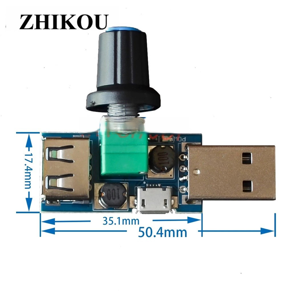 [Mã CLS2404A giảm 30k đơn 150k] Mạch điều chỉnh tốc độ quạt gió USB Dc 4V-12V 5W | Shopee Việt Nam