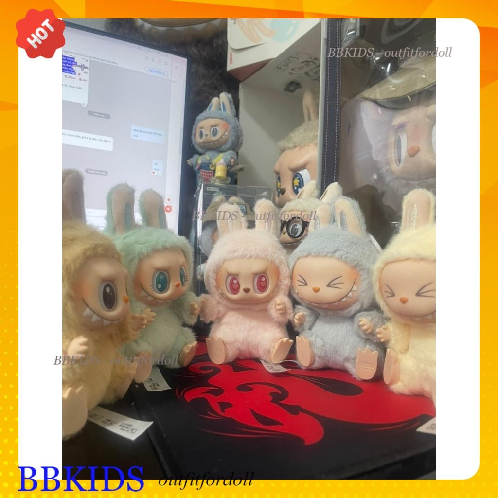 [LIVE THE MONSTER Labubu Macarons Móc khóa Búp Bê Sang Trọng Be Fancy ...