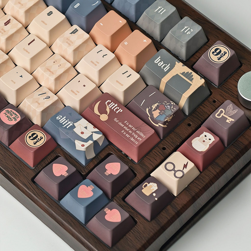 Hogwarts Keycaps Cherry / MOA Profile 129 Phím PBT Nhuộm Thăng Hoa ...