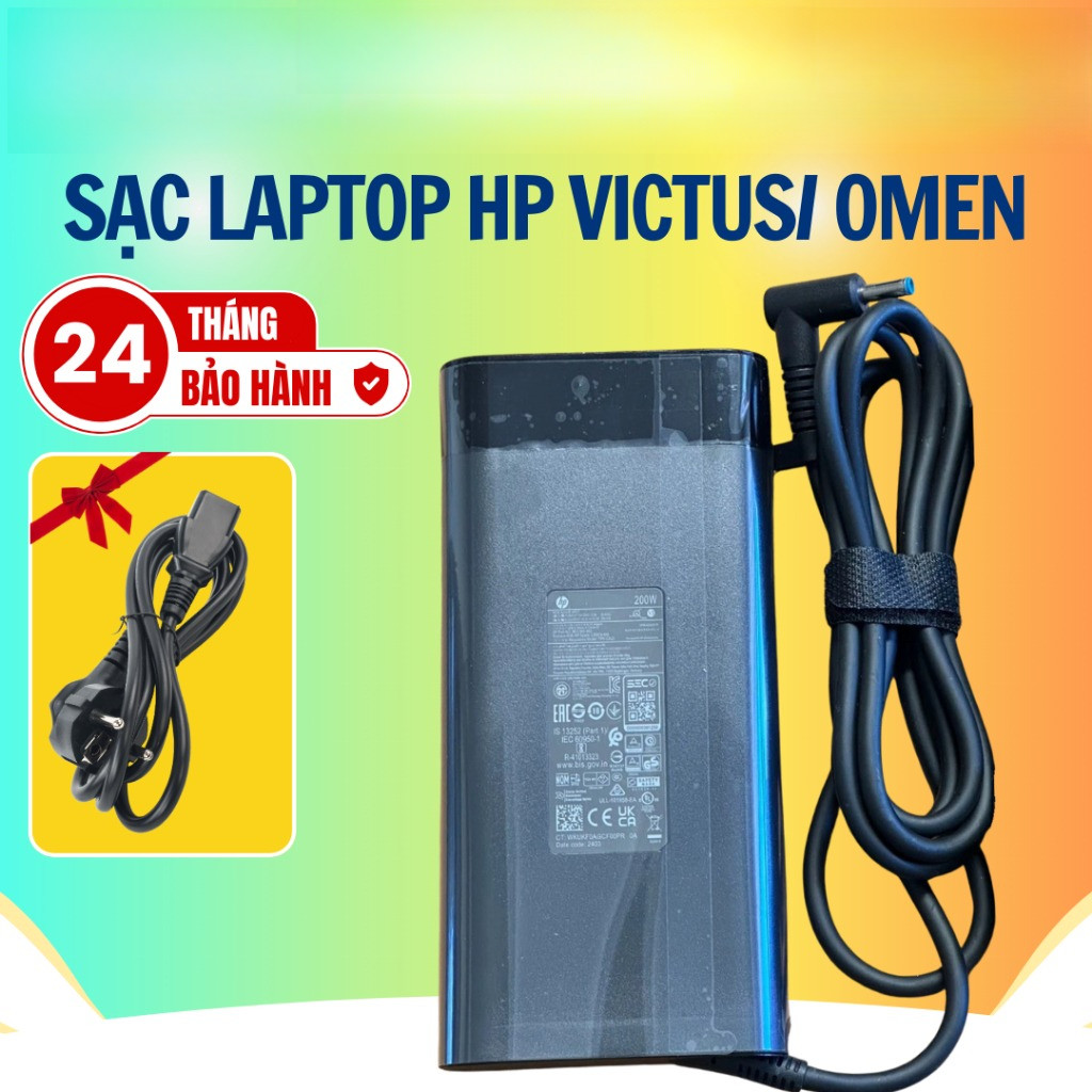 Sạc Laptop HP 150W/ 200W/ 230W Chân Kim Nhỏ ChânTo - Sạc HP Dùng cho ...