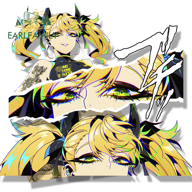 Earlfamily 13cm Gyaru Shinomiya Kikoru Fanart Xe Dán Bikini Hình Xăm Cô ...