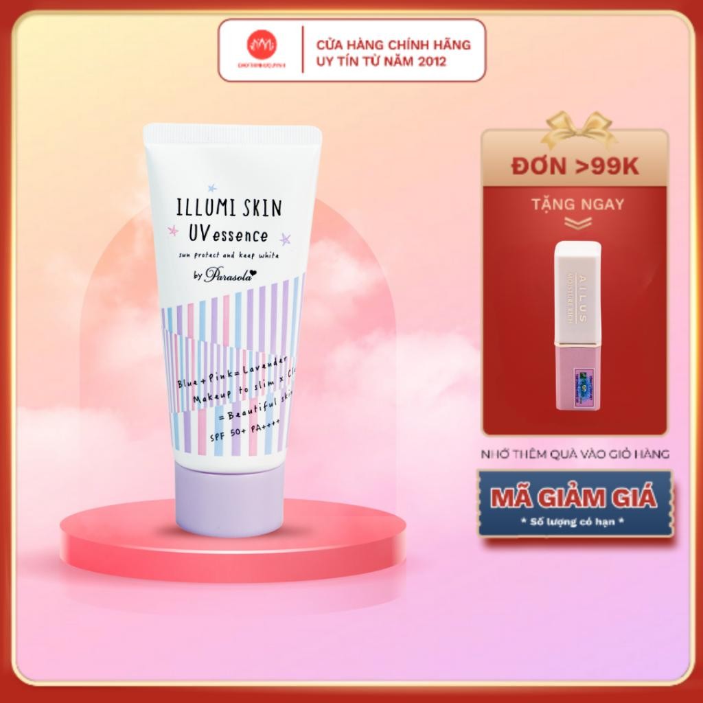 Kem chống nắng dạng gel Naris Parasola Ilumi Skin UV Essence nâng tone ...