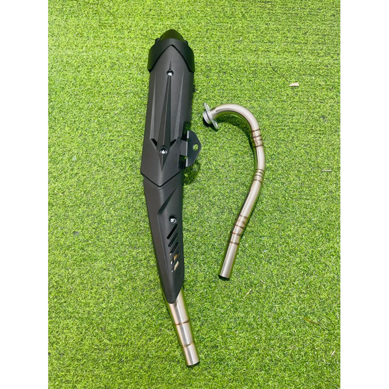 pô xe máy Pô Cổ Tăng Chế Ốp LC V6 Thái Dành Cho Exciter 135 - 150 - 155 ...