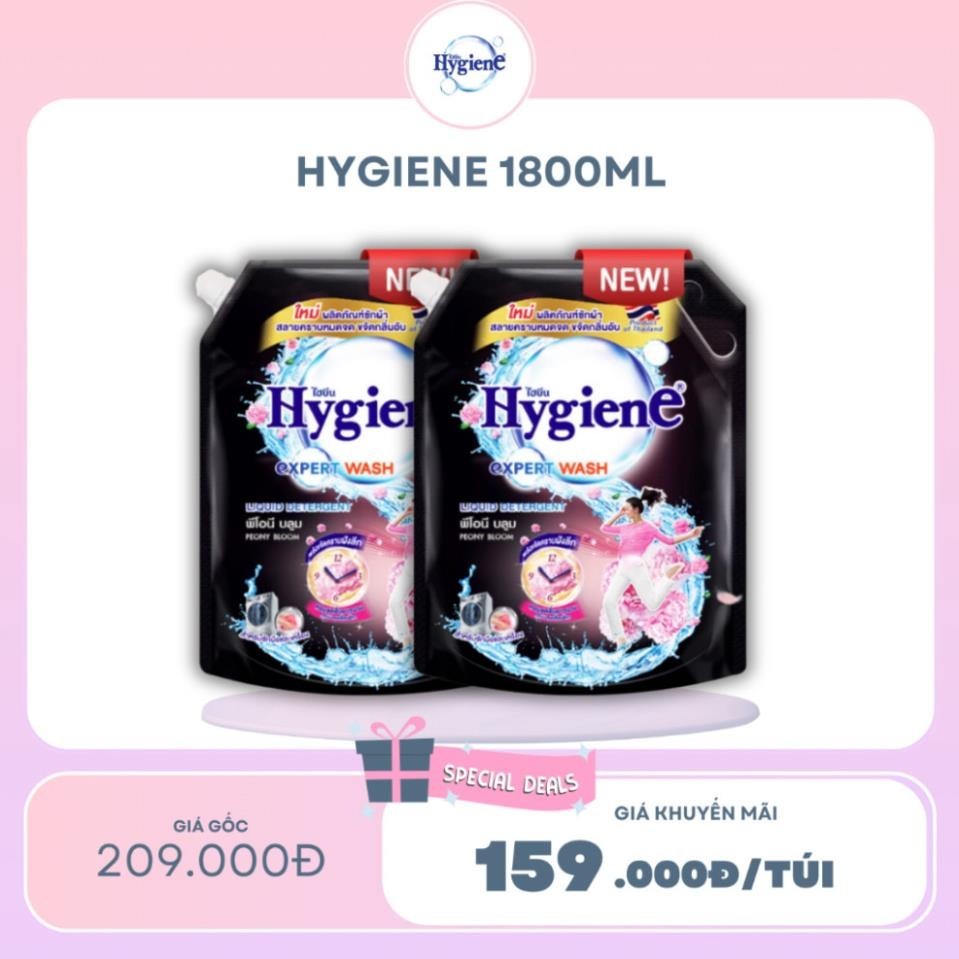 Nước Giặt Xả 2in1 Hygiene Nhập Khẩu Thái Lan 1800ml - Làm Sạch Vết Bẩn, Lưu Hương Thơm Ngát ...